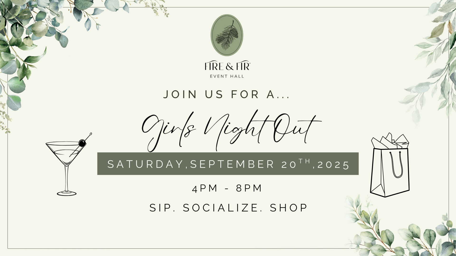 Girls Night Out | Fire & Fir Event Hall